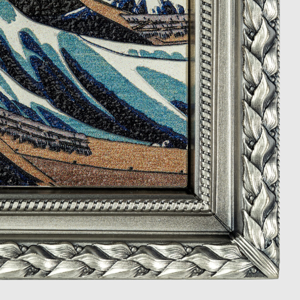 The Great Wave off Kanagawa 2 oz silver coin (Antique Silver ...