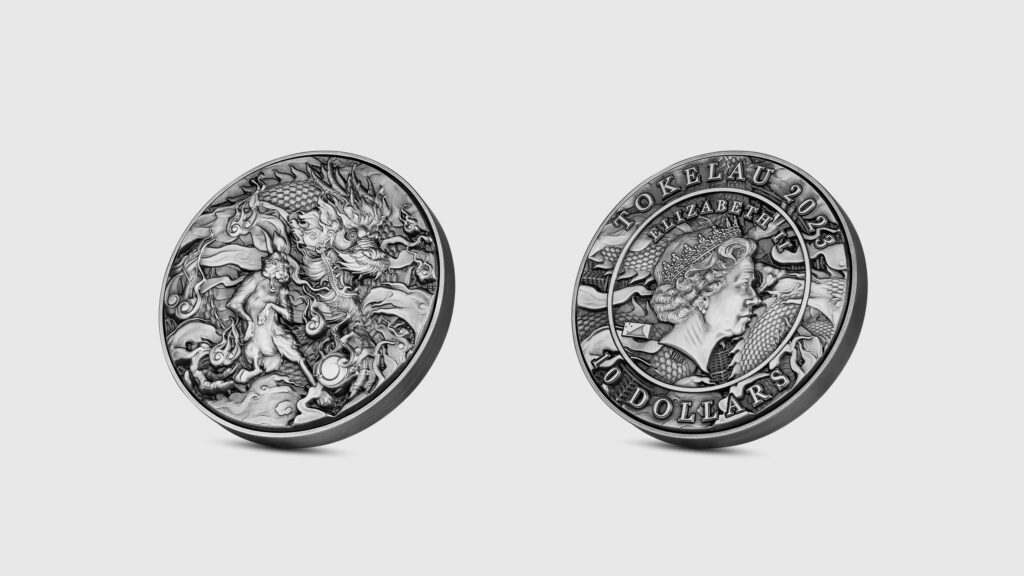 Chinese Dragon & Rabbit 2 oz Silver Coin – Precious Metal Collectors