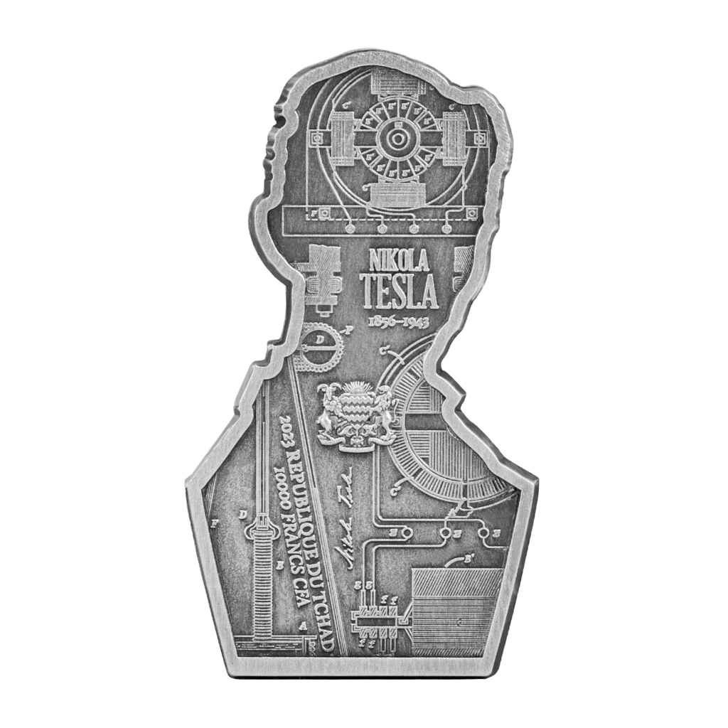 Nikola Tesla 2 oz Silver Coin – Precious Metal Collectors