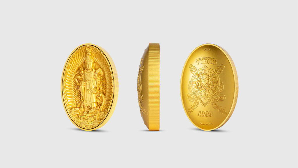 Eight Dragon Buddha 1 oz Silver Coin (Gold Gilded) – Precious Metal ...