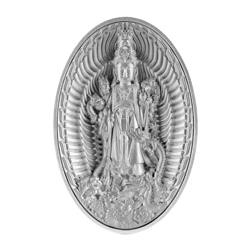 Eight Dragon Buddha 1 oz Silver Coin (Antiqued Finish) – Precious Metal ...